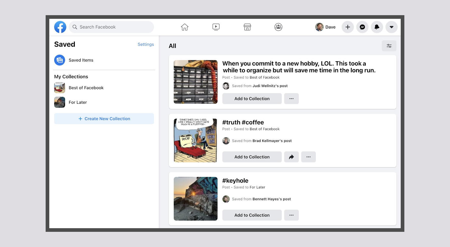 How to Work with Facebook's "Save Post" Feature? - Ask Dave Taylor