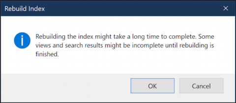 How Do You Rebuild Your Windows Search Database?