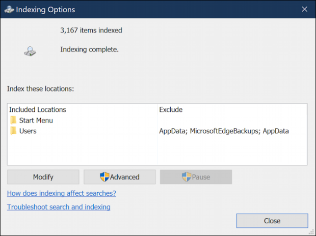 How Do You Rebuild Your Windows Search Database?