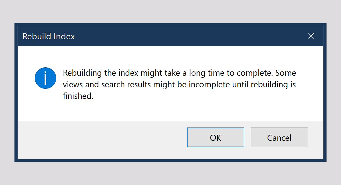 How Do You Rebuild Your Windows Search Database? - Ask Dave Taylor