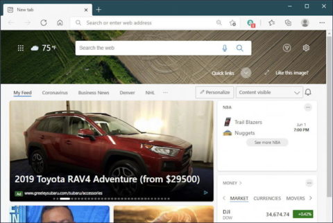 How Can I Change The Default Weather Location in Microsoft Edge?