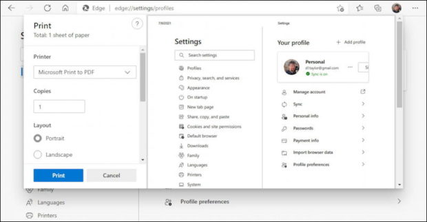 How Do I Add and Configure Printers within Microsoft Edge?