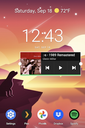 Can I Add a Spotify Player Widget to my Android Home Screen?