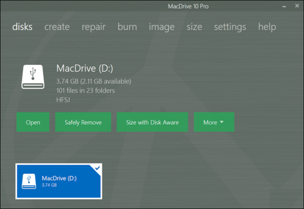 MacDrive 10 Lets You Read and Write Mac Disk Drives in Windows