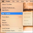 How Can I Minimize or Remove “Recent Items” in MacOS 11?