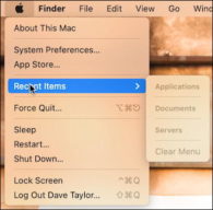 How Can I Minimize or Remove “Recent Items” in MacOS 11?