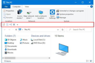 How to Customize my File Manager Interface in Windows 10?