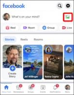 How Can I Add an Ornamental Frame to a Facebook Photo Share?