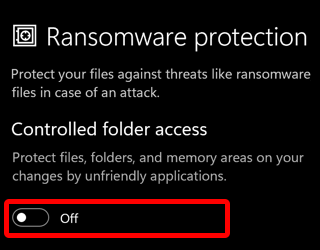 How to Enable Ransomware Protection with Windows 11?