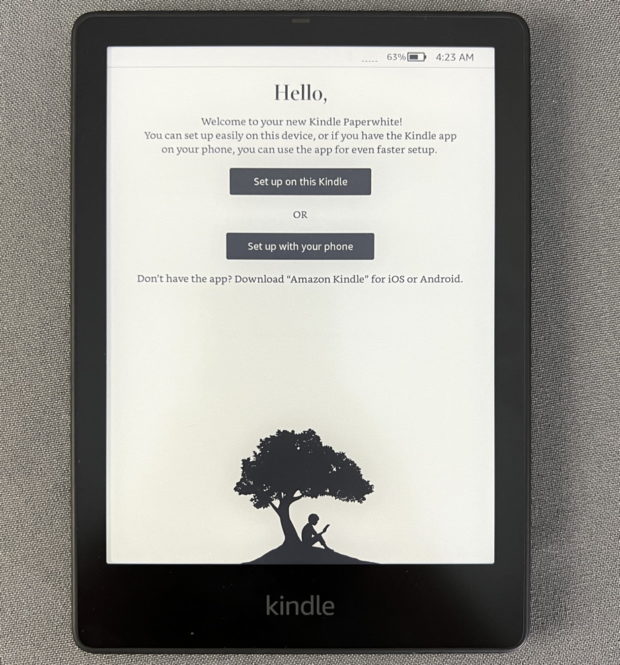 The Best Way to Pair New Kindle With My Amazon Account?