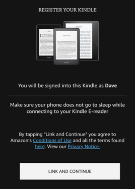 The Best Way to Pair New Kindle With My Amazon Account?