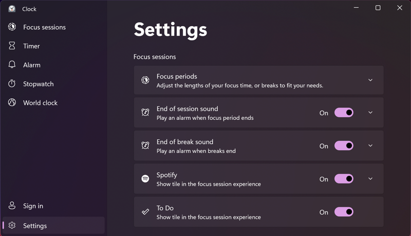 Does Win11 Have a “Focus Session” Feature To Help Me Manage My Time?