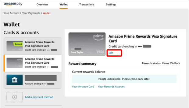 How Do I Delete Credit Cards from my Amazon.com Account?