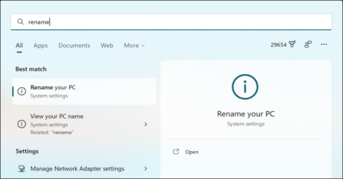 How Do I Change The Name of My Windows 11 PC?