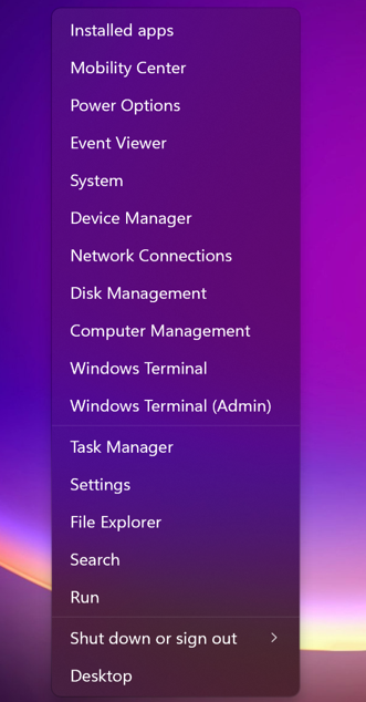 How to Access and Use the Hidden Start Menu in Windows 11?
