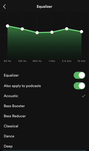 Possible to Adjust the EQ of Music on my Apple iPhone?