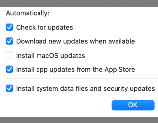 Can I Prevent MacOS Applying Automatic OS Updates?