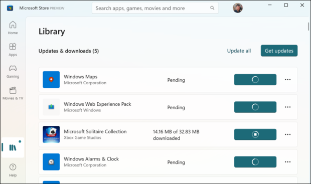 How to Check for App Updates in the NEW Microsoft Store App?