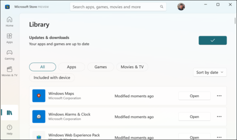 How to Check for App Updates in the NEW Microsoft Store App?