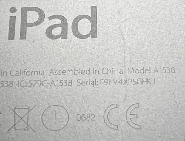 How Can I Correctly Identify My Apple iPad Mini Model Number?