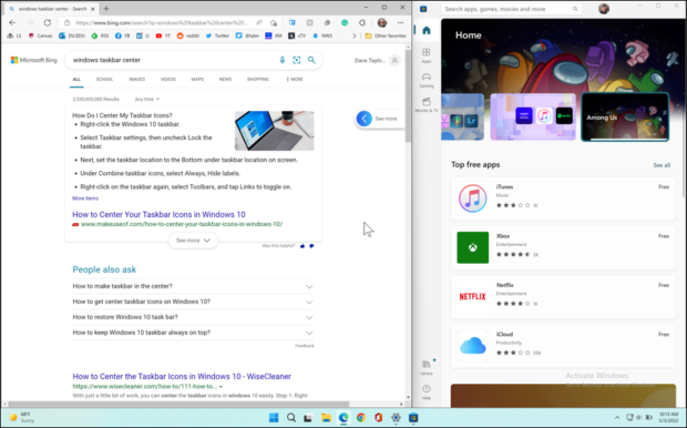 Use Snap Assist in Windows 11 to Arrange Your Desktop Windows?