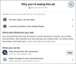Possible to Hide Irrelevant or Repetitive Ads on Facebook?