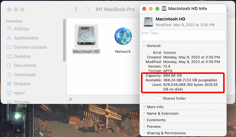 How Do I Find Available Disk Space on my Mac System?