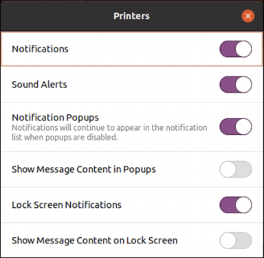Prevent “Printer Added” Notifications During Ubuntu Linux Boot?