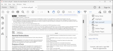 How Can I Digitally Sign a PDF Document on my Windows PC?
