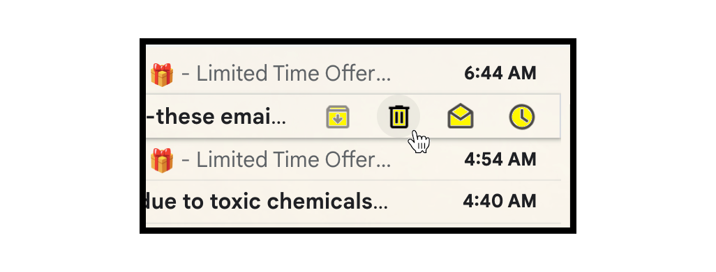 How Can I Enable Gmail Hover Action Shortcut Icons Ask Dave Taylor