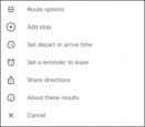 Generate Driving Directions for a Later Departure with Google Maps?