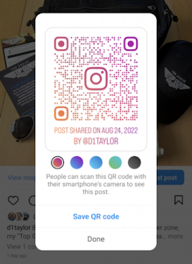 How Can I Generate a QR Code for an Instagram Post?