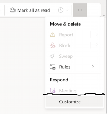 How to Customize your Microsoft Outlook Toolbar Ribbon Online