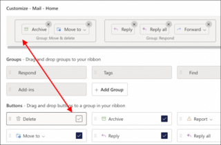How to Customize your Microsoft Outlook Toolbar Ribbon Online
