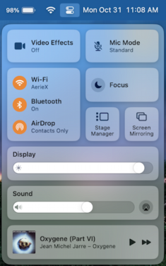 How do I Apply Mac Video Effects to FaceTime on a MacBook Air?