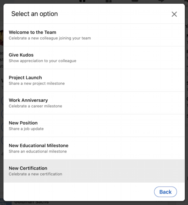 How to Celebrate and Share a New Certification Award on LinkedIn