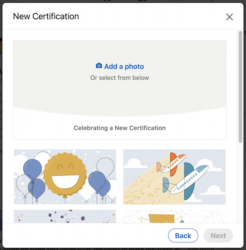 How to Celebrate and Share a New Certification Award on LinkedIn