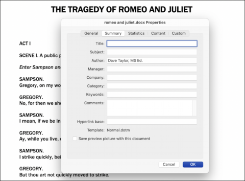 Guide to Changing Your Author Name and Initials in Microsoft Word