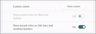 How Can I Change Taskbar and Title Bar Colors in Windows?