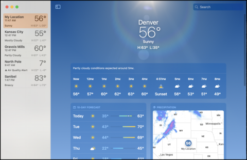 Everything You Need to Know about the MacOS Weather App