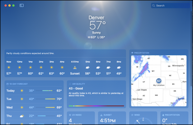 Everything You Need to Know about the MacOS Weather App