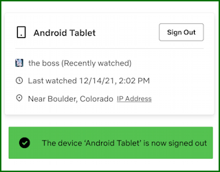 Guide to Kicking Devices (and People) off your Netflix Account