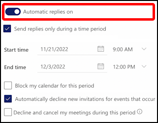 Quick Guide to Setting up a Holiday Autoreply in Outlook