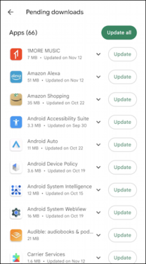 How to Check for Pending App Updates in Android?