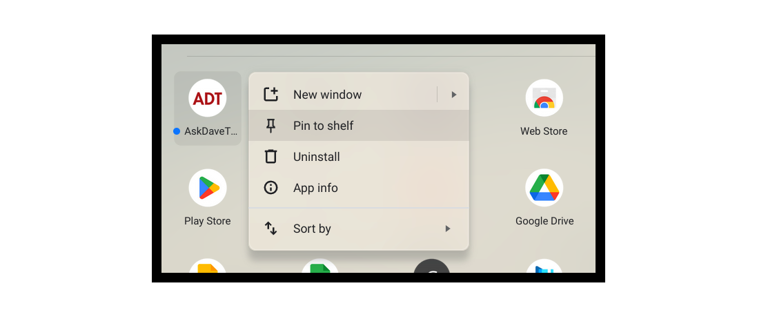 How To Add A Website Bookmark To Your Chromeos Shelf Ask Dave Taylor