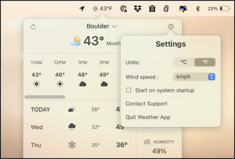 A Guide to Adding Weather Info to your MacOS Menubar