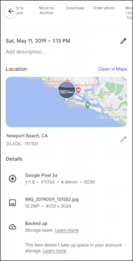 How to Identify Original Location of Photos on Android?