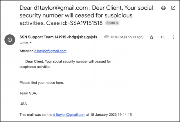 Social Security Just Cancelled Your Social Security Number? It’s a Scam!