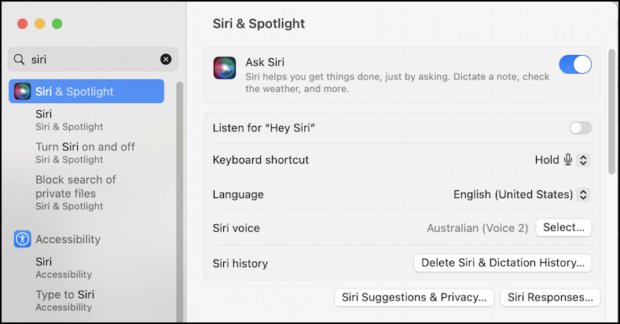 Here’s How to Type In Your Siri Queries on a MacBook
