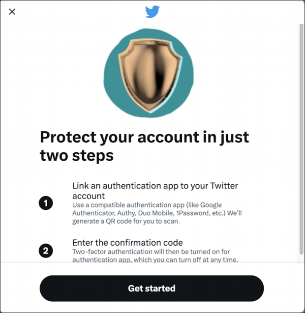 Switch Twitter Account from Text 2-Factor to Auth App